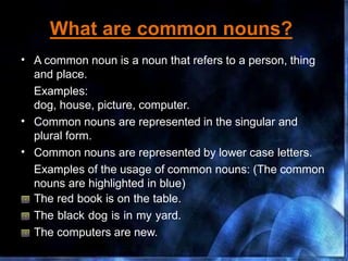 Nouns presentation | PPTX