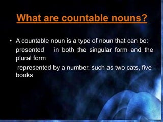 Nouns presentation | PPTX