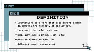 GRAMMAR - NOUNS & QUANTIFIERS | PPTX