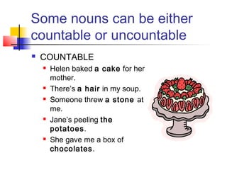 Nouns that can_be_countable_or_uncountable | PPT