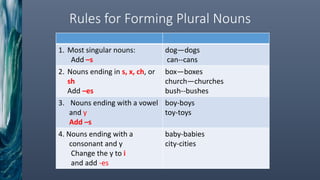 Nouns Unit 2 | PPTX