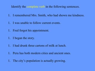 Nouns, Verbs, Pronouns power point presentation | PPT