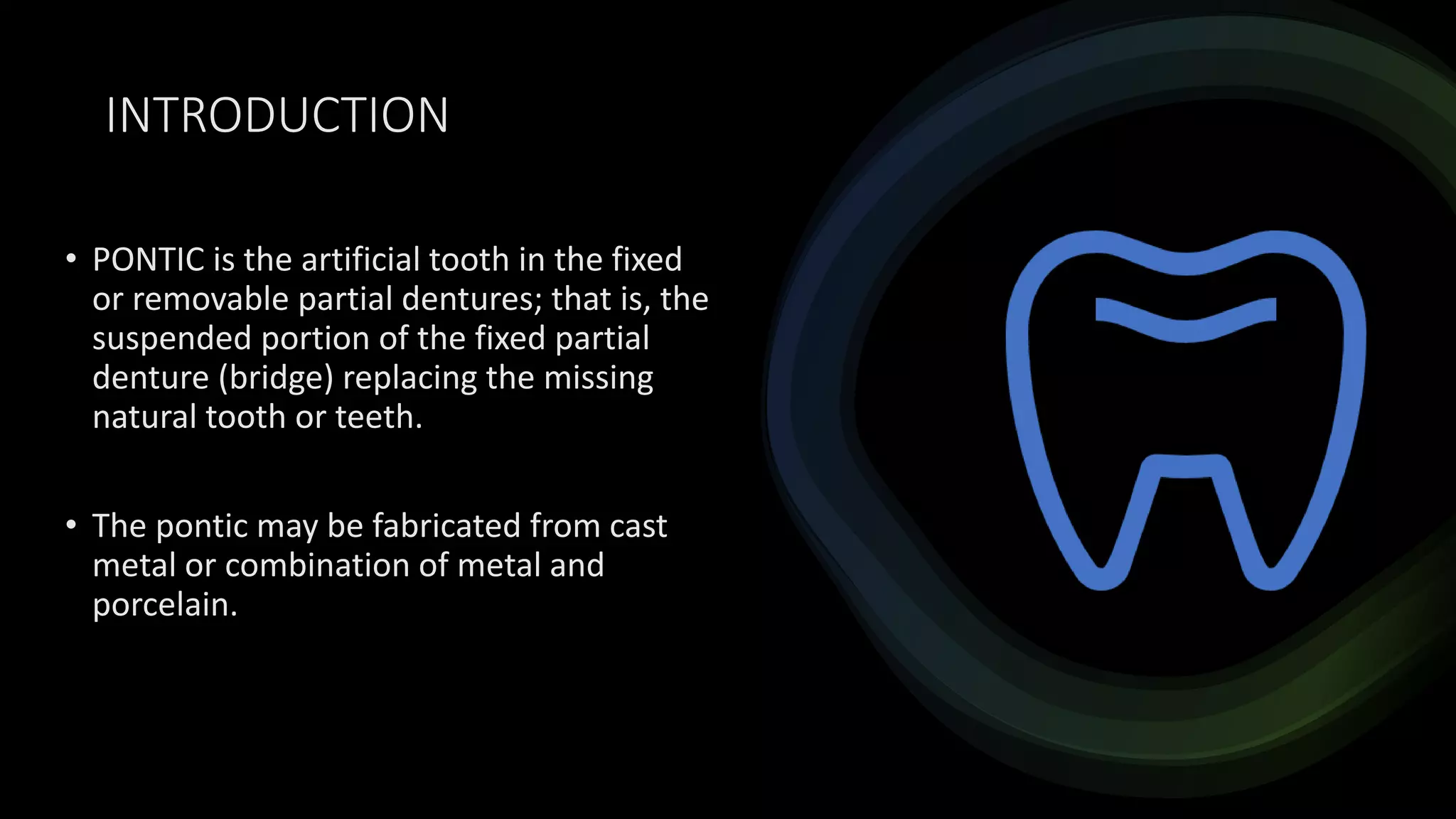 bridge and pontic design lecture | PDF