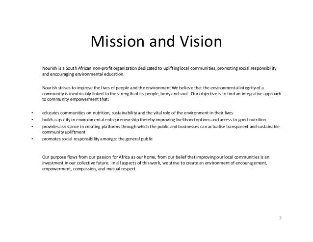 Nourish annual report 2011 -2012