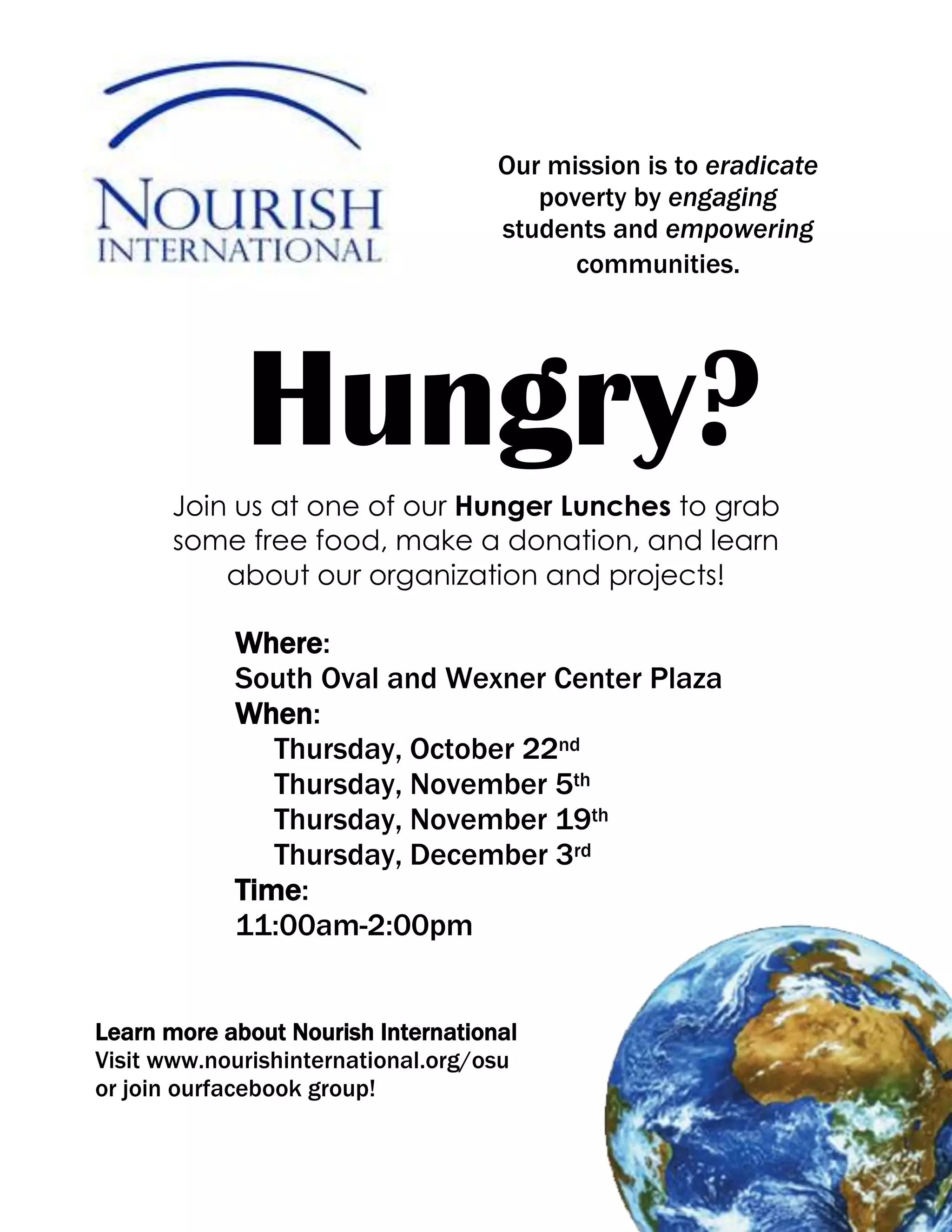 Nourish Flyer | DOCX