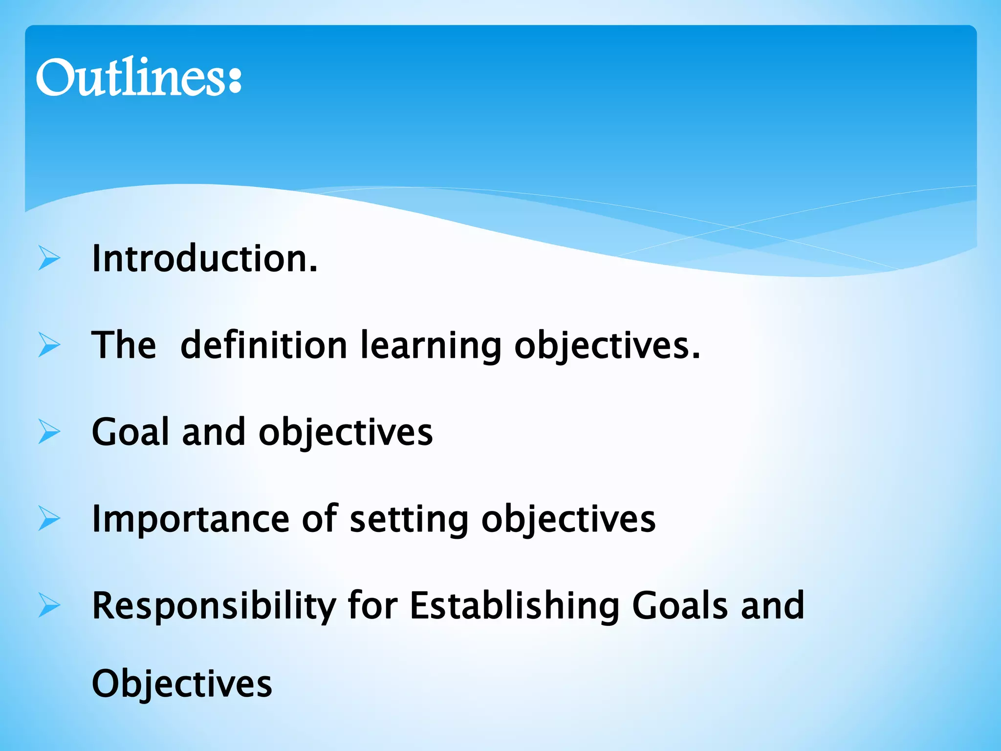 objectives | PPTX