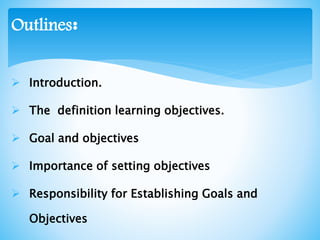 objectives | PPTX