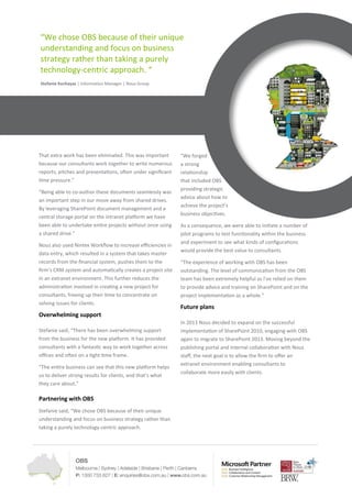 Nous Group Case Study | PDF