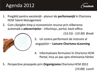 Noutati in Charisma HCM 2013 | PDF