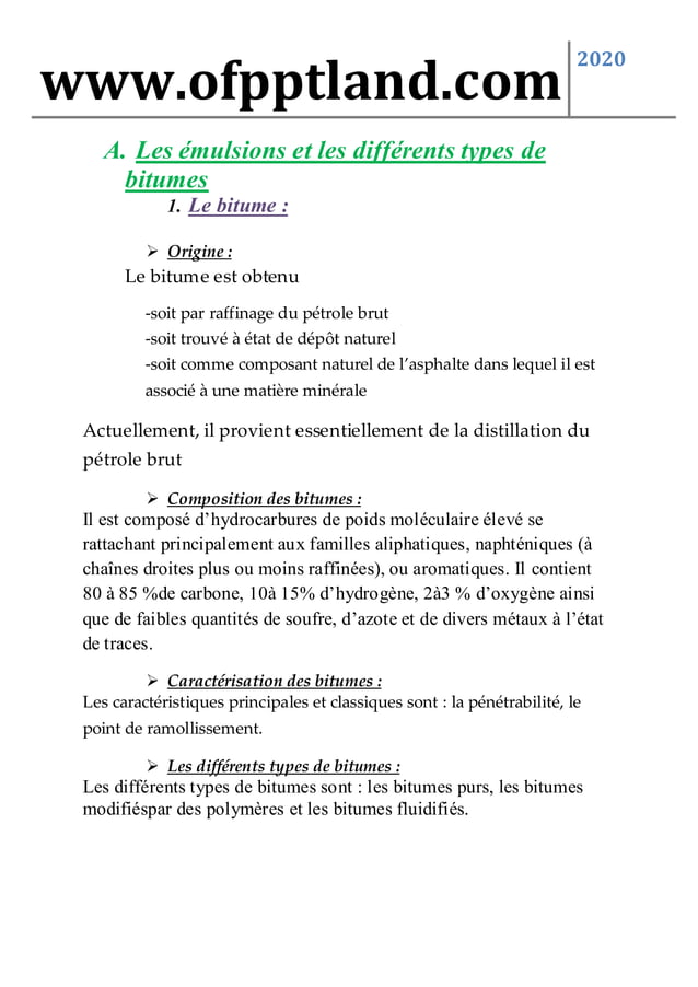 Quels Sont Les Différents Types De Bitumes – NNKHC