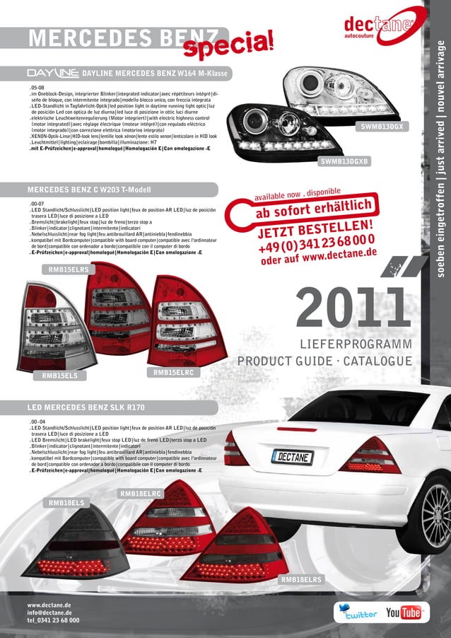 Nouveautes dectane 10 janvier 2011 autoprestige-eclairage | PDF