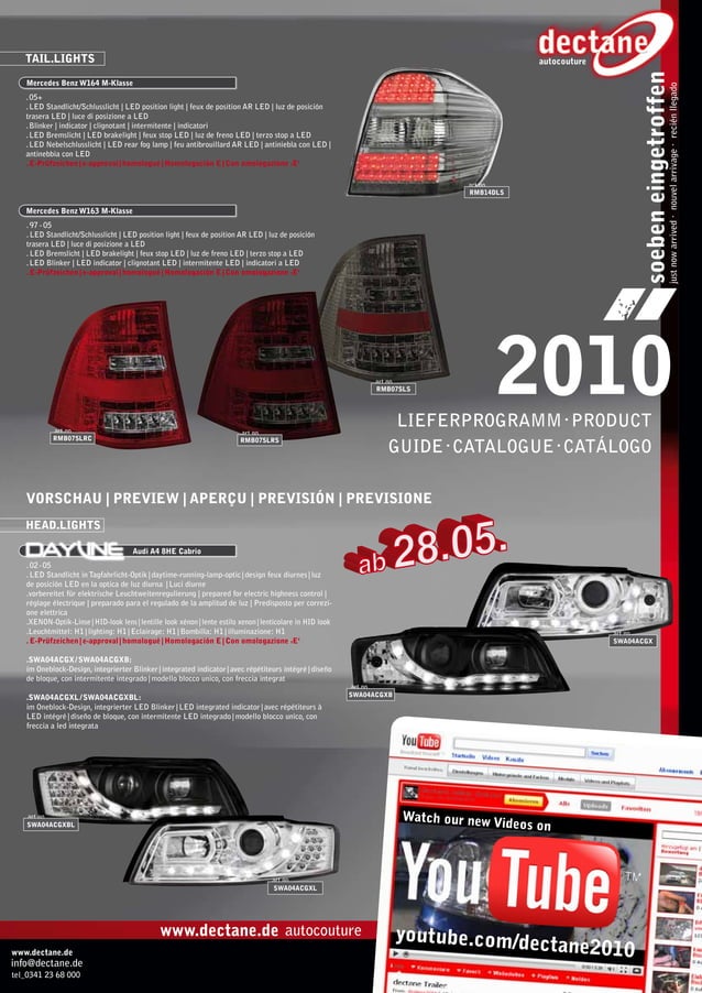 Nouveautes dectane 15 mai 2010 autoprestige-eclairage | PDF