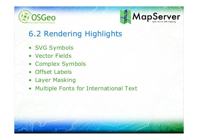 Nouveautés de Mapserver 6.2