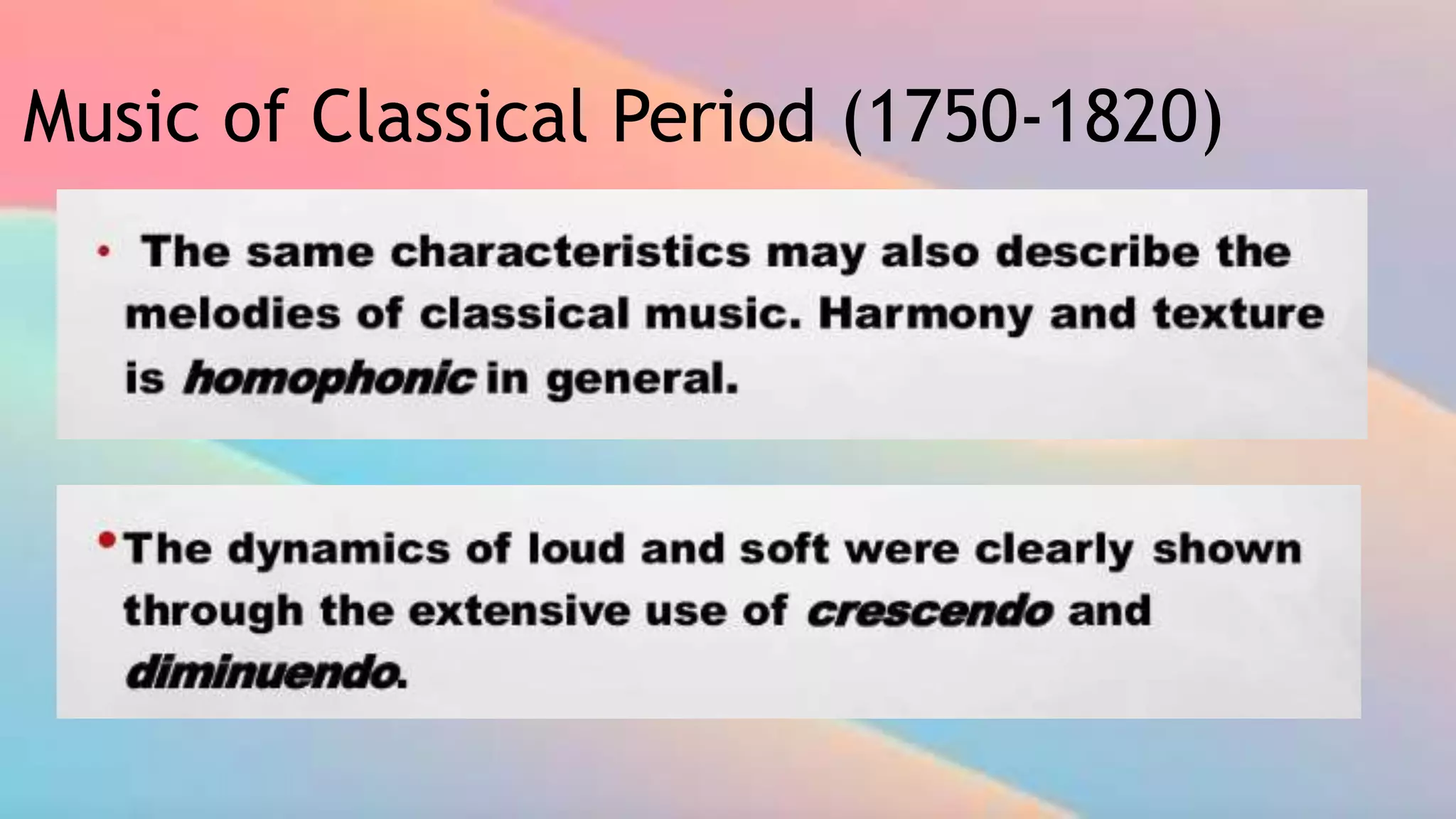 CLASSICAL MUSIC 9- 2nd Quarter | PPTX