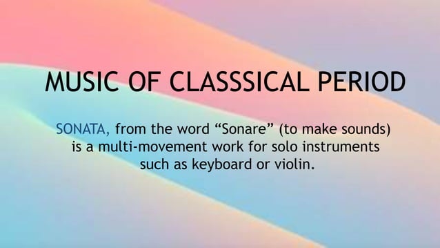 CLASSICAL MUSIC 9- 2nd Quarter | PPTX