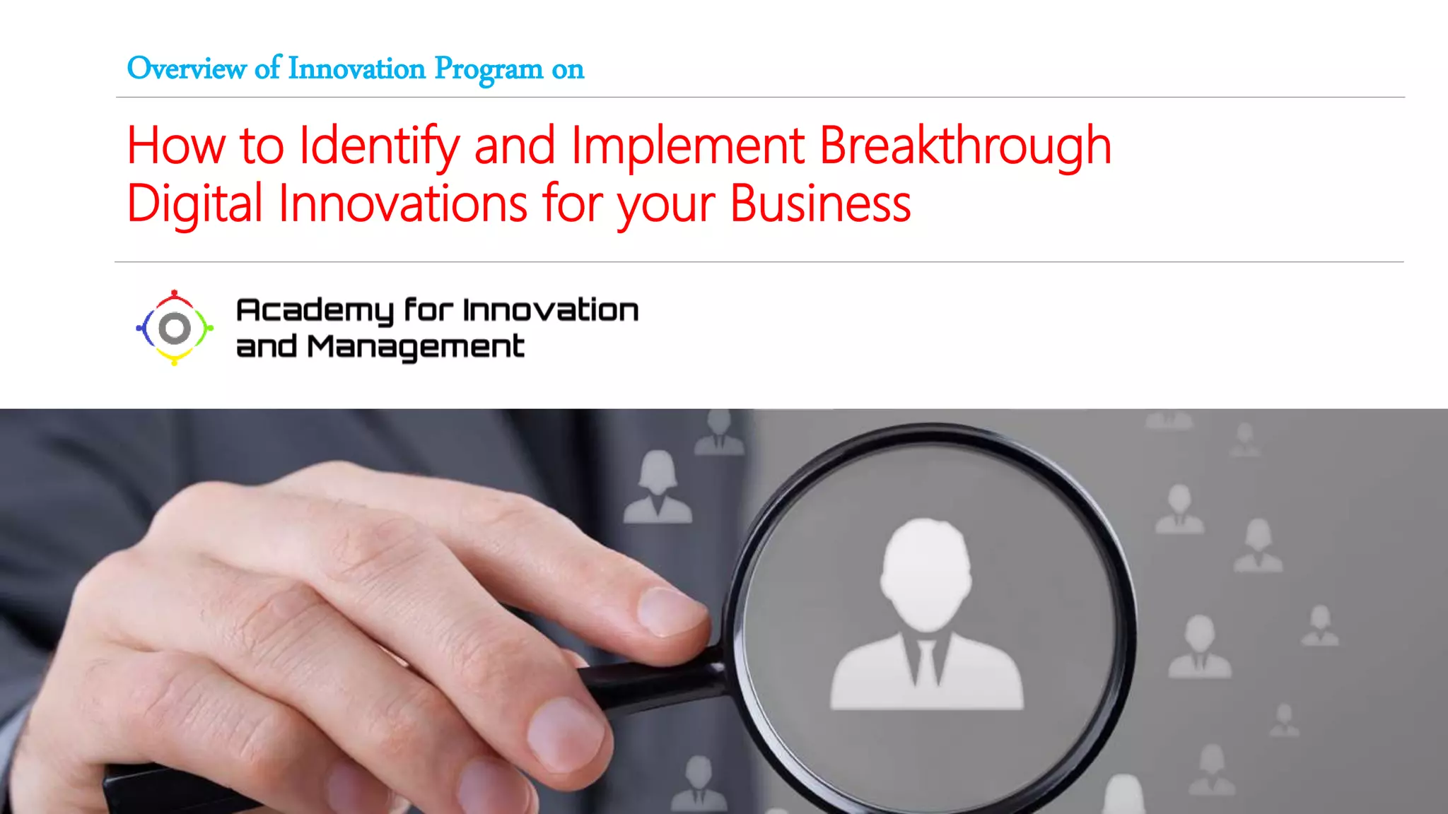 Breakthrough Digital Innovations | PPT