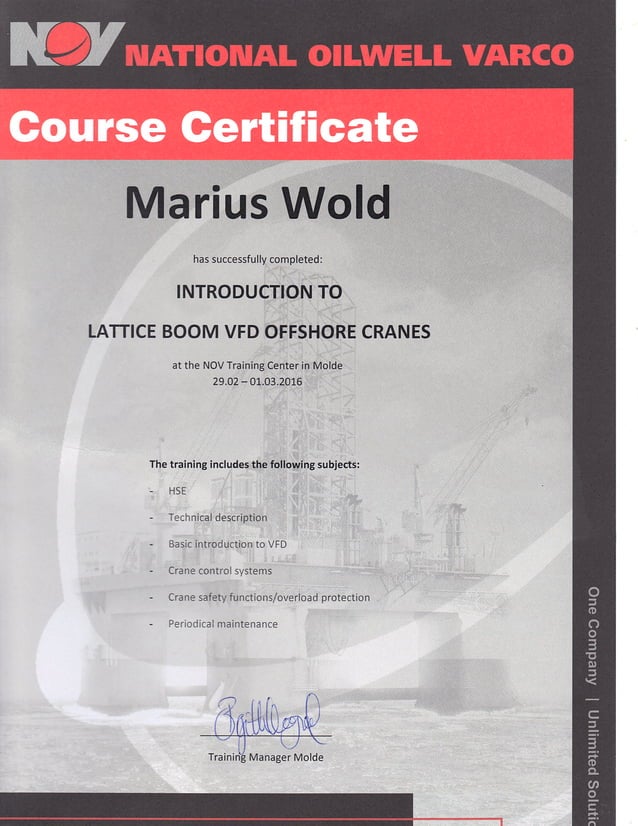 Nov hel elektrisk offshore kran | PDF