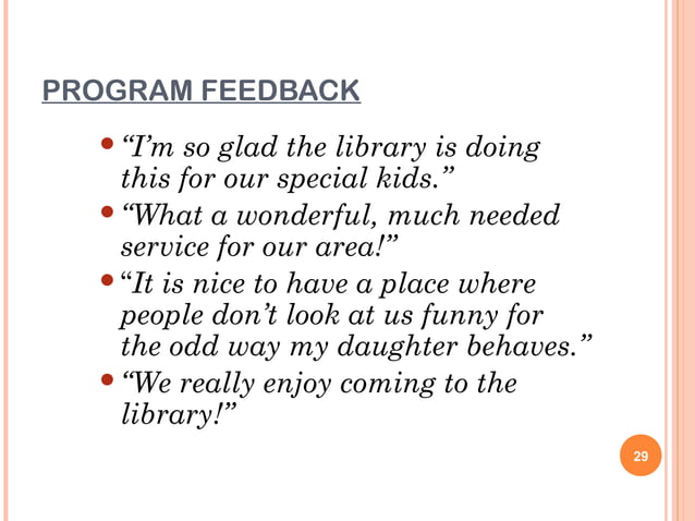 Nov 12 open door special needs storytime conversation sparks