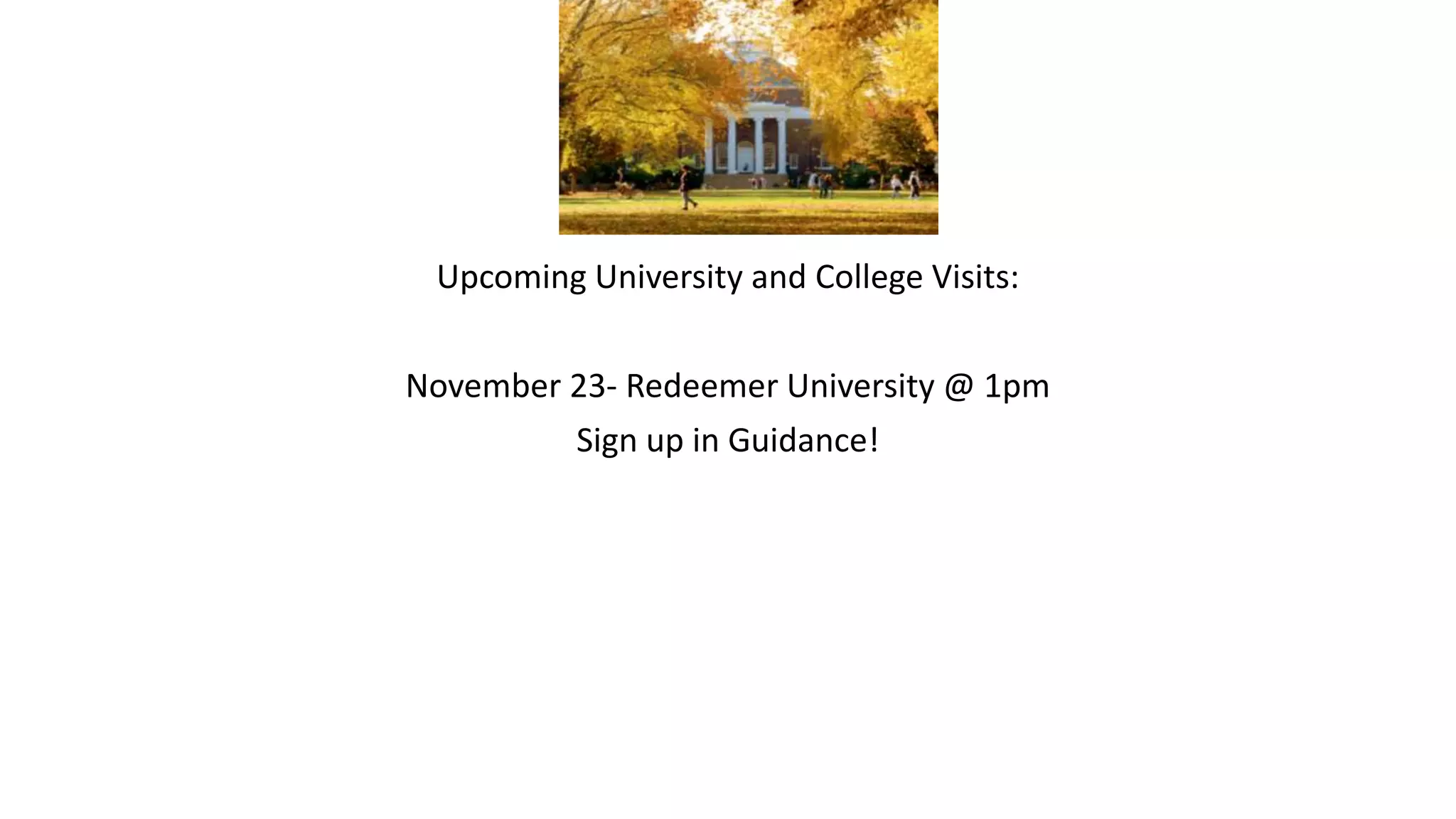 Announcements- Wednesday November 16, 2022 | PPTX