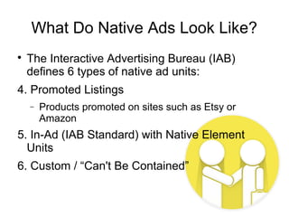 Beginners Guide to Native Advertising | PPT