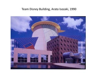 Postmodern Architecture Disney
