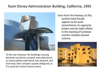 Postmodern Architecture Disney