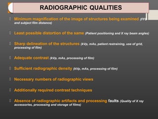 Nov 2013 radiographic exposure and processing technique sp tyagi | PPT