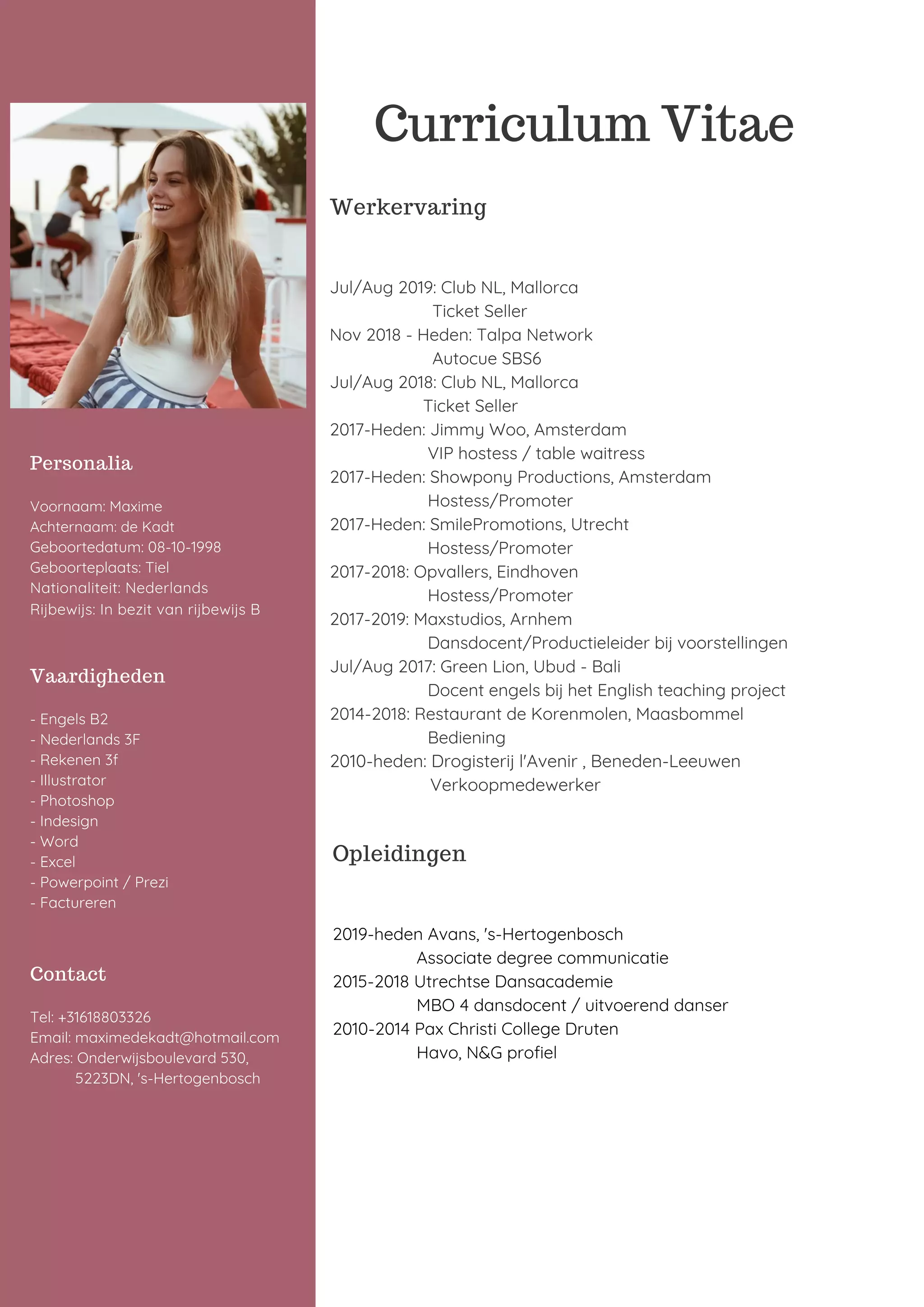 Resume / CV | PDF