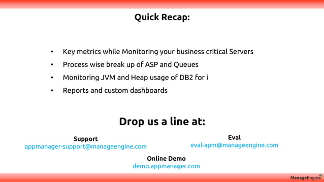 IBM Db2, system i and AS400 monitoring | PPT