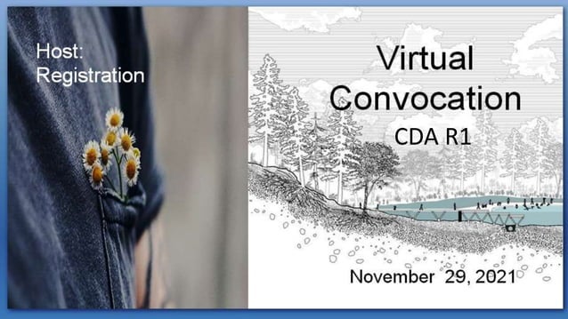Virtual Convocation CDA R1 | PPT