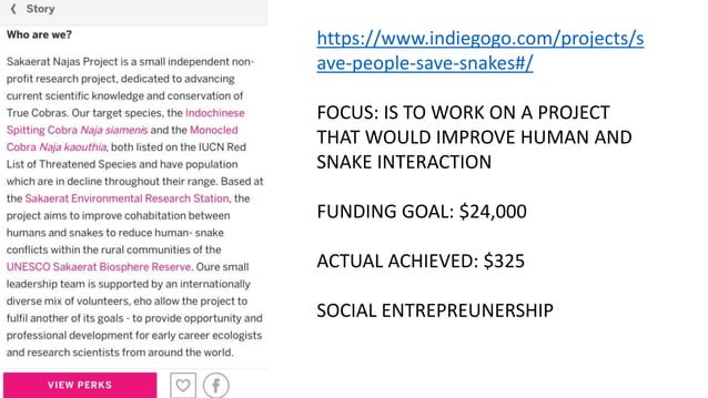 Comparing Crowdfunding Write Ups | PPT