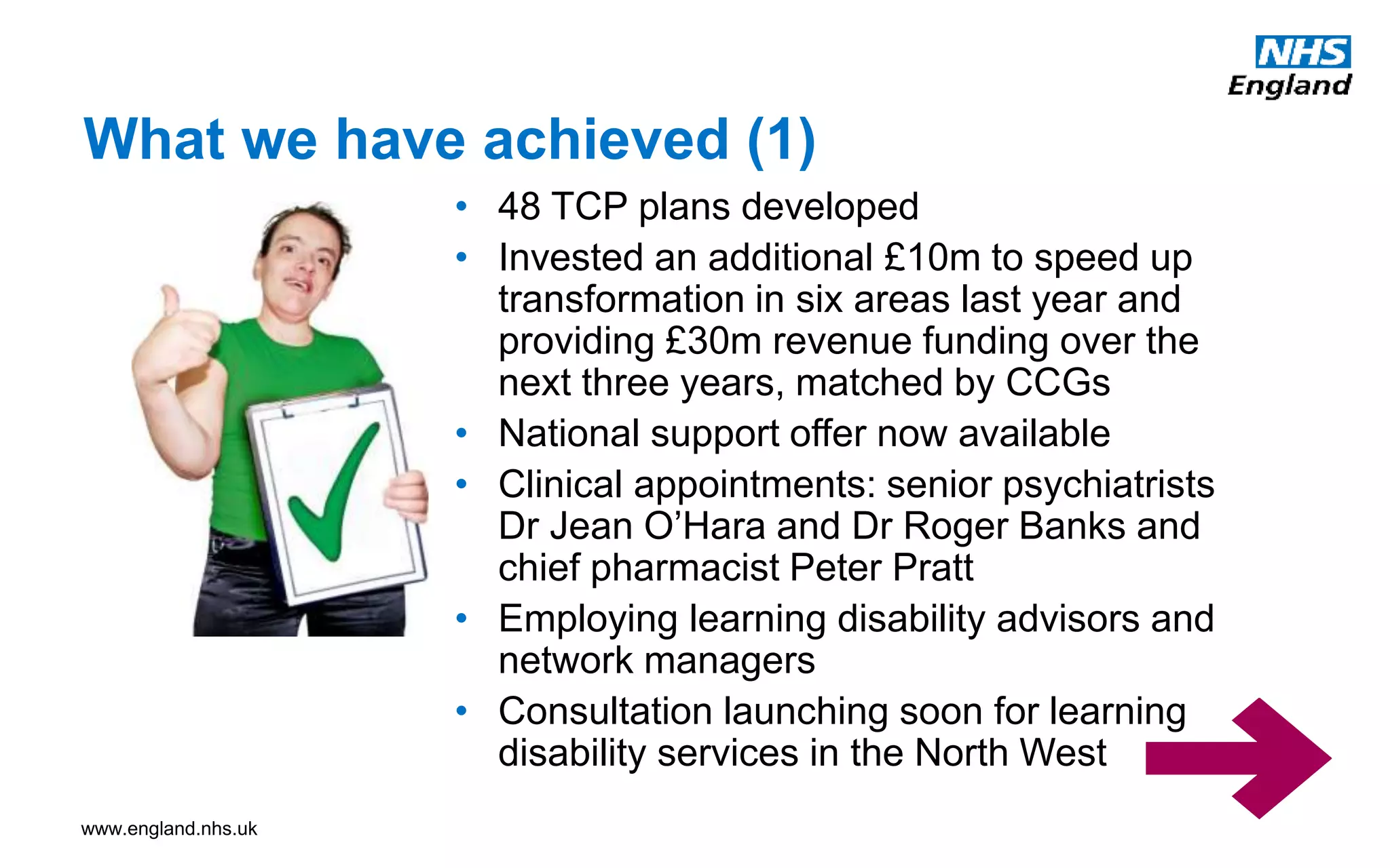 Building the right support for people with a learning disability and/or ...