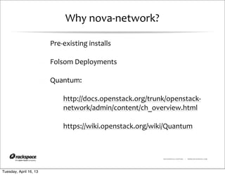 Nova-Network The Dirty Details | PPT