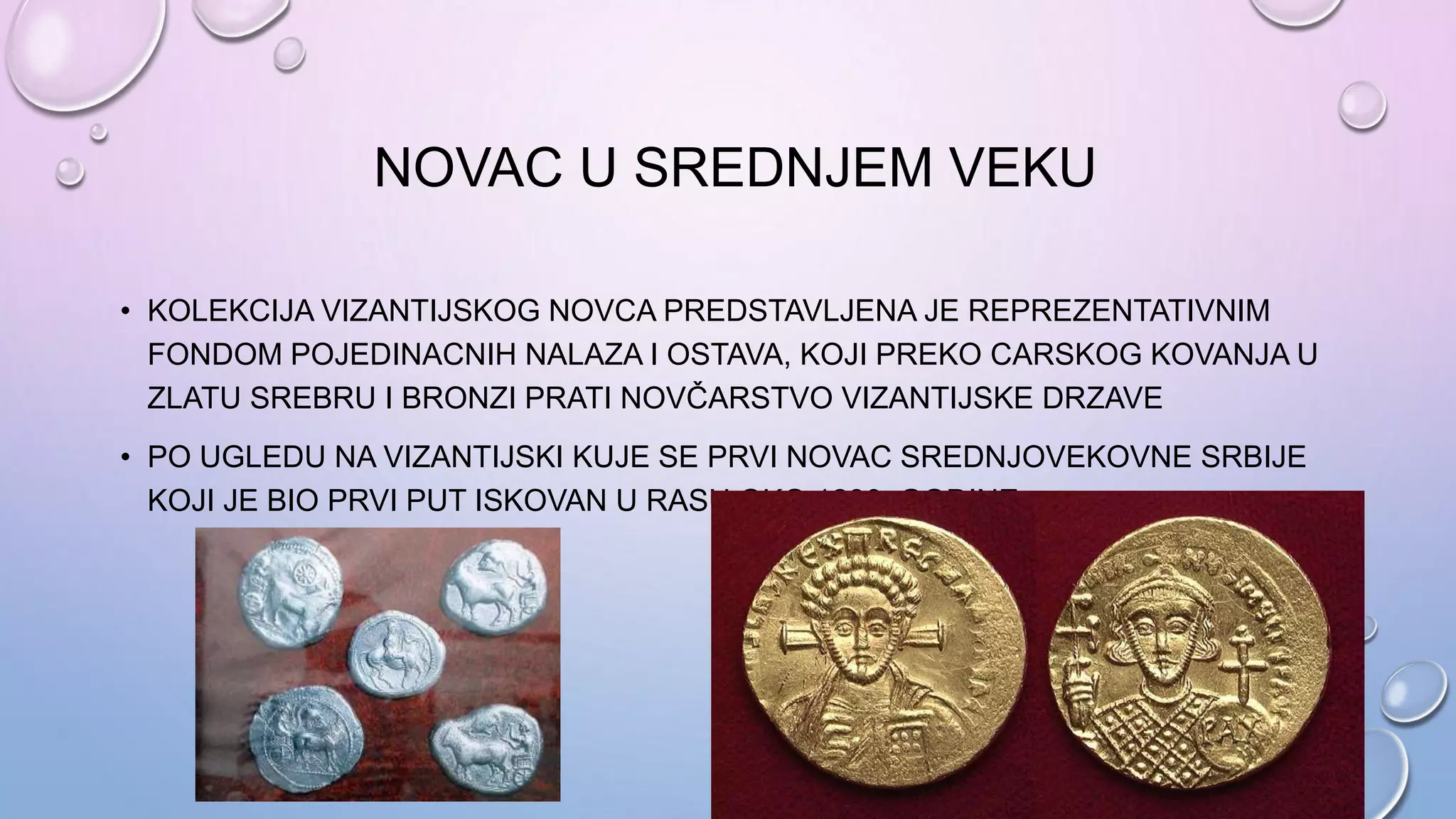 Novac kroz istoriju - Nedelja novca 2017. | PPTX