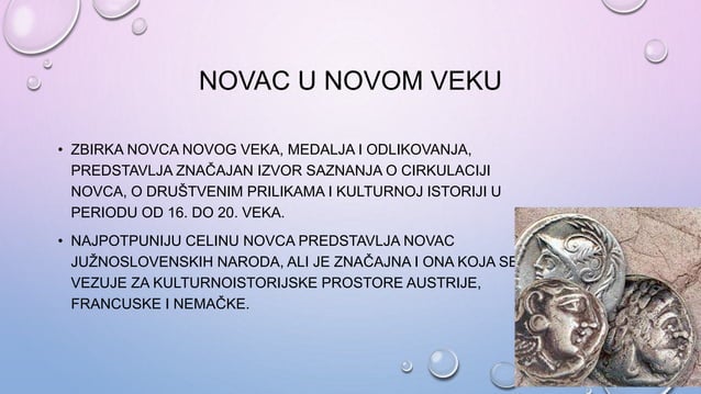 Novac kroz istoriju - Nedelja novca 2017. | PPTX