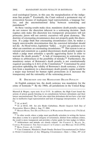 Death Penalty in Botswana | PDF