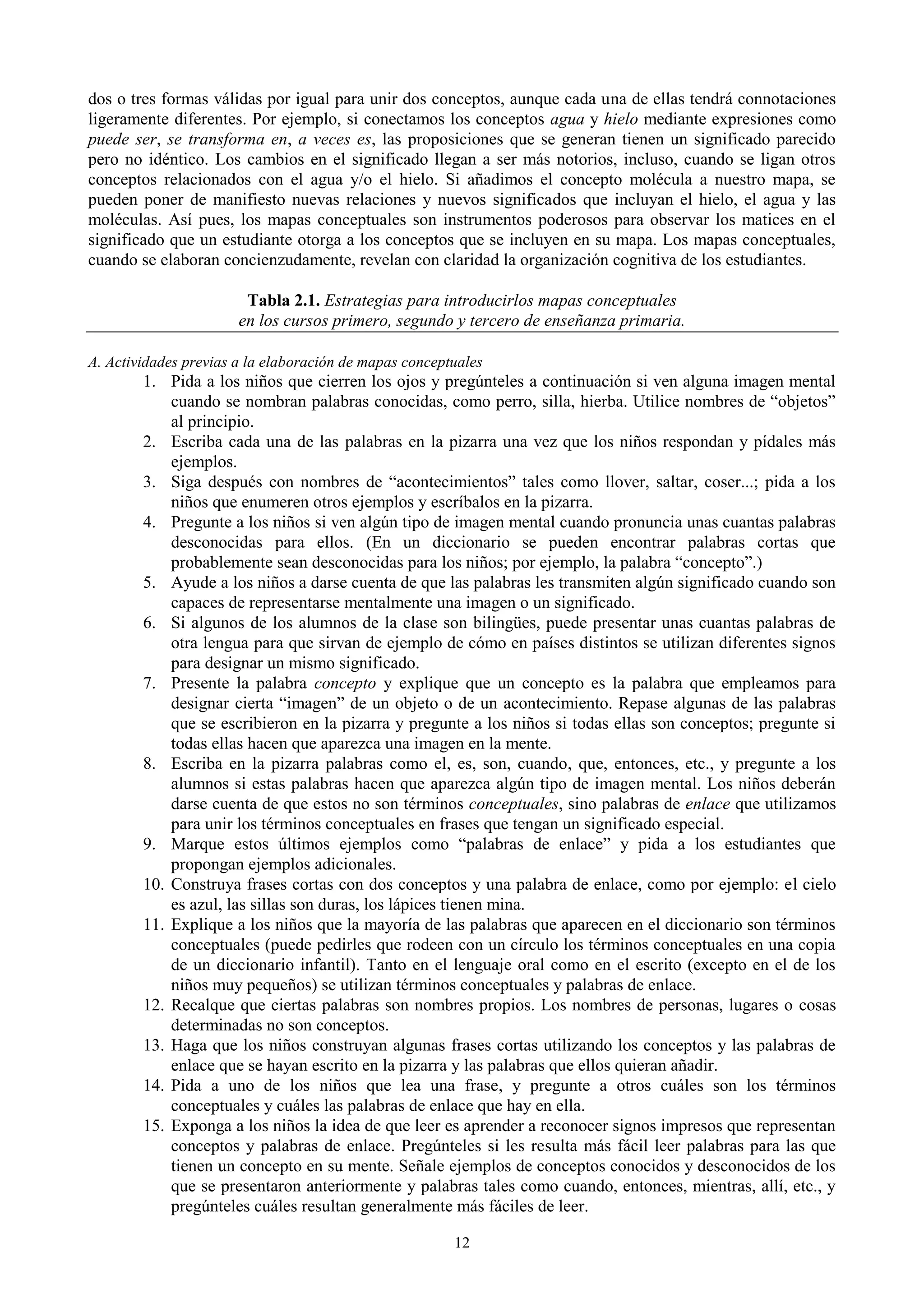 Mapas conceptuales para el aprendizaje significativo | PDF