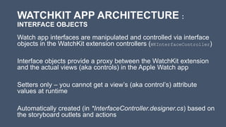 Apple Watch and Xamarin (NoVA Mobile C# Dev Group 4/8/15) | PPTX | Operating Systems | Computer ...
