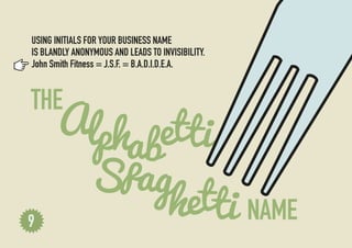 HELLO: the 14 types of Business Name and what they mean for branding | PDF