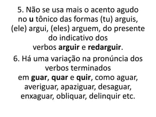 Nova ortografia do português | PPTX