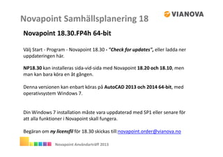 Novapoint 19 dcm samhällsplanering | PDF