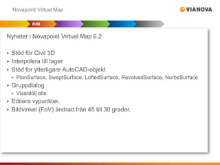 Novapoint virtual map advanced | PDF