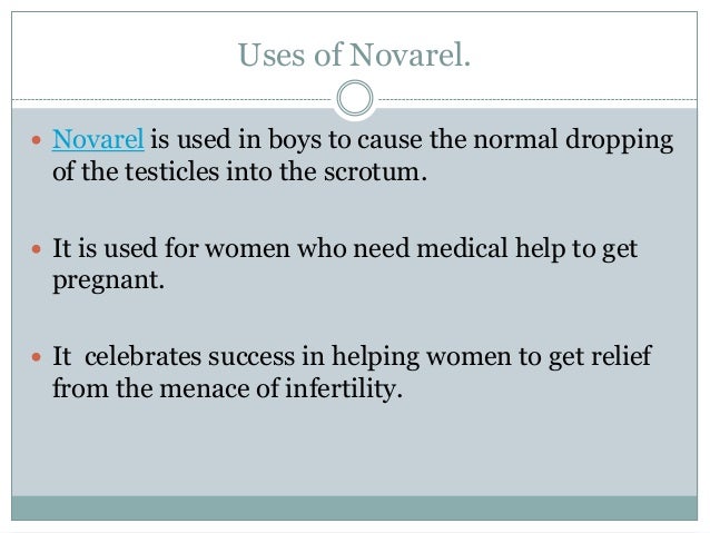 Novarel –uses and side effects