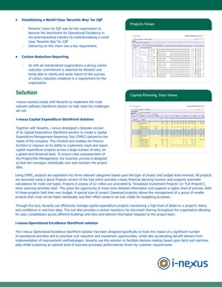 i-nexus Case Study at Novartis | PDF