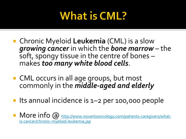 Novartis CML Earth initiative | PPTX