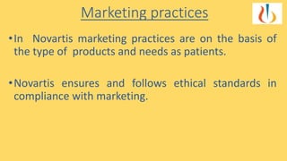 Novartis CSR and marketing concept | PPTX