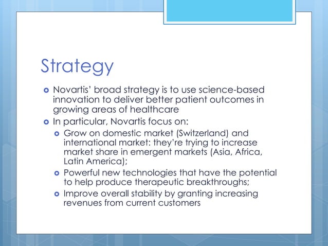 Novartis Balanced Scorecard | PDF