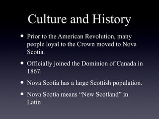 Nova Scotia Presentation-Microsoft | PPT