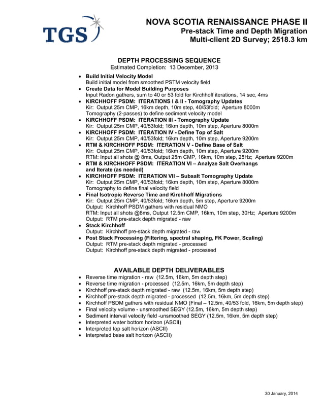 TGS Arcis- East Coast- Nova Scotia Renaissance phase | PDF | Geology | Science