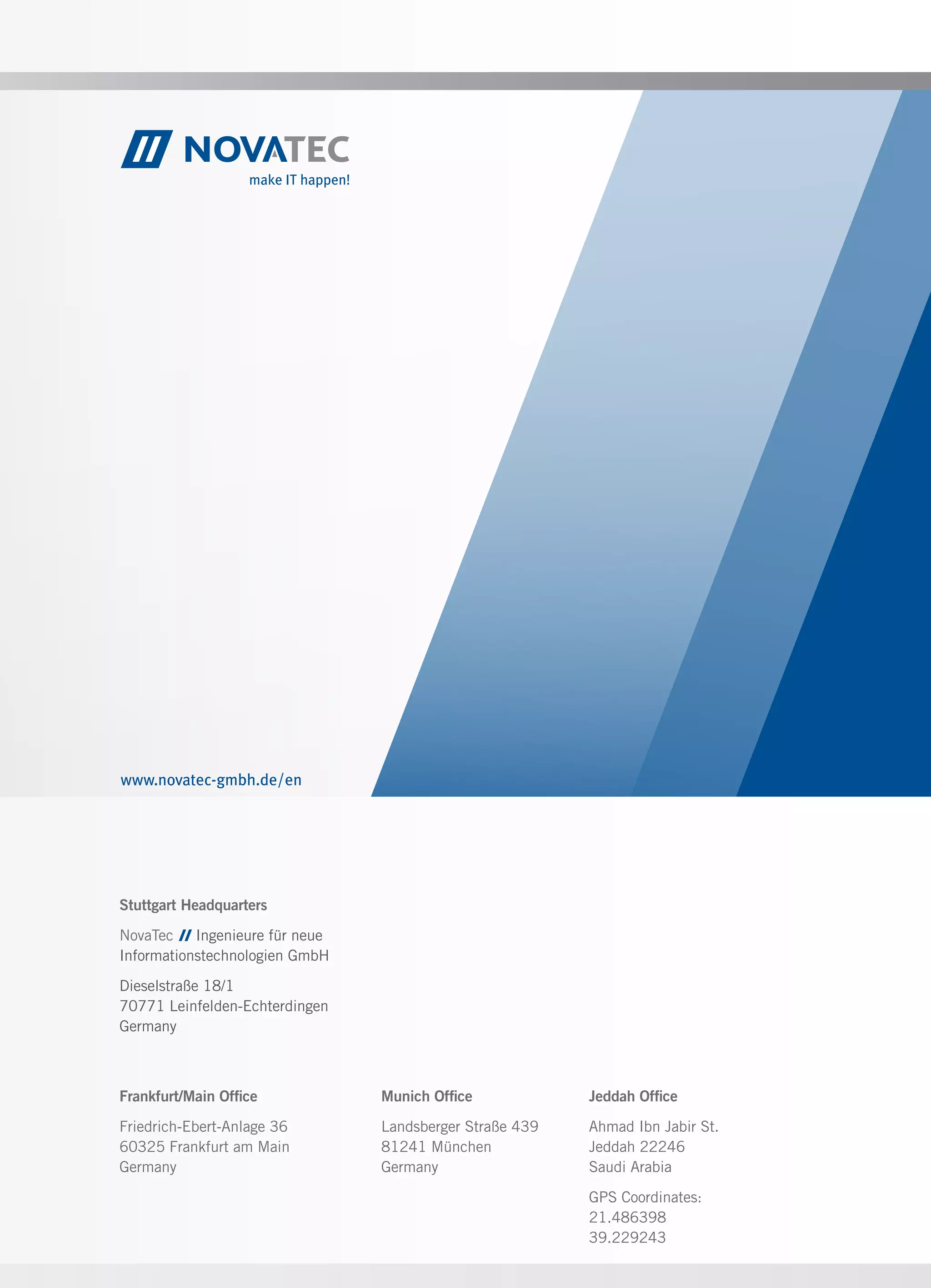 NovaTec Company Overview | PDF